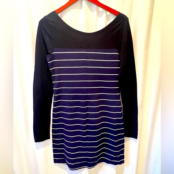 Lole | Dresses | Lol Long Sleeve Fitted Stripped Dress | Poshmark